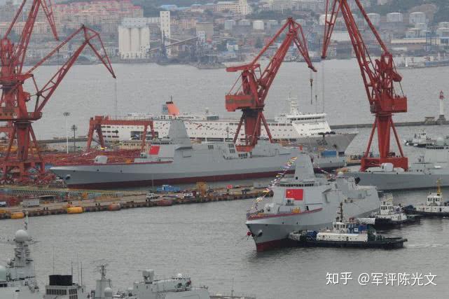 中国国产航母战斗群现身？2艘055+3艘052D+2艘095 - 知乎