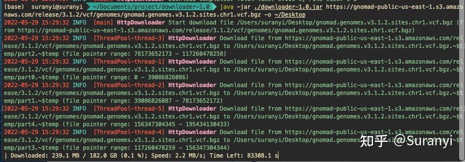 HttpDownloader | 使用简易 Http 下载器下载 GenomeAD 等大型资源 - 知乎