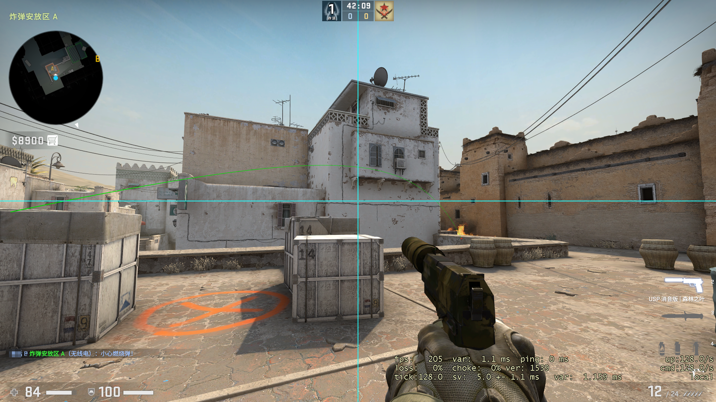 CSGO道具教学第一期-沙二CT必学A点道具 - 知乎