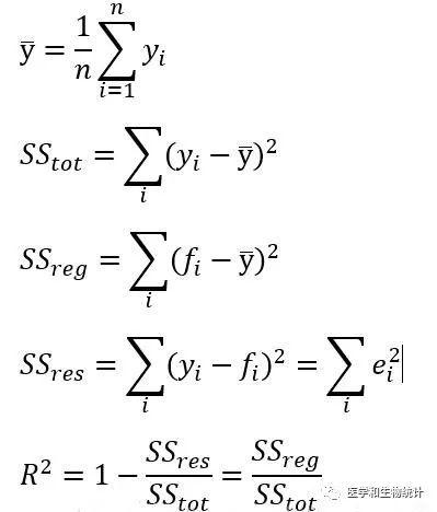 线性回归决定系数R方的计算方法及具体意义 ——【杏花开生物医药统计】 - 知乎