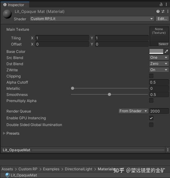 catlikecoding Custom SRP 学习记录---【光照着色（多盏方向灯、BRDF简单函数）】 - 知乎