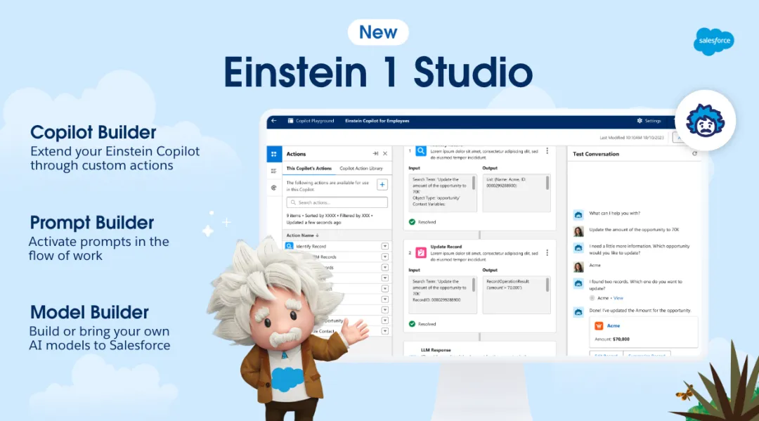 抢先看，Salesforce AI 革命已经到来：Einstein 1 Studio 发布！ - 知乎