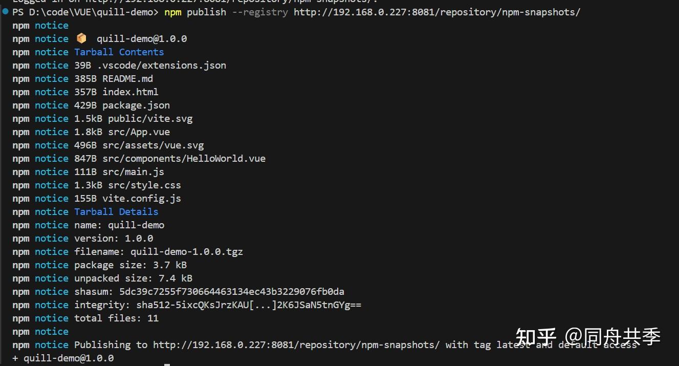4、NPM：Nexus配置NPM仓库 - 知乎