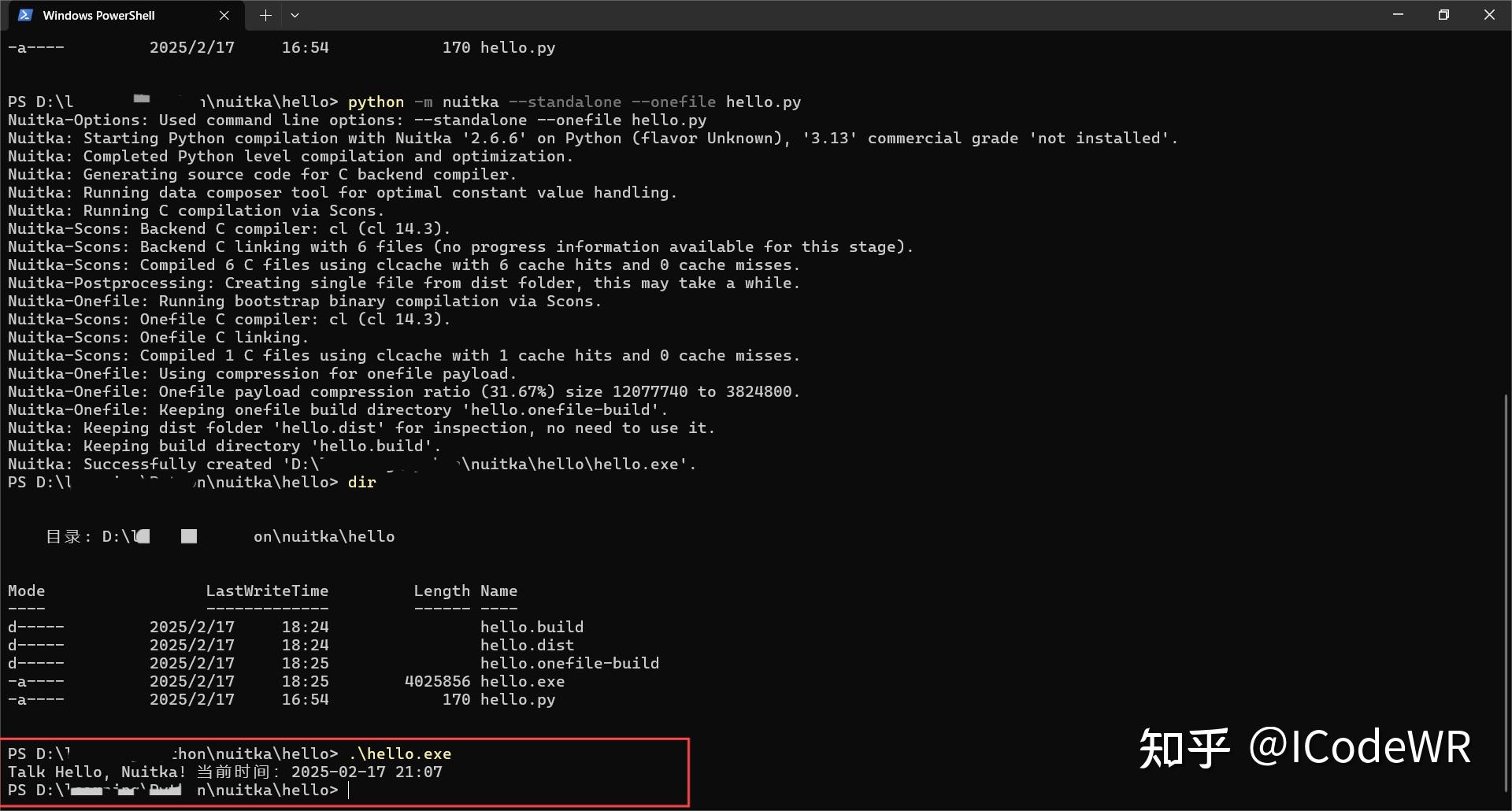 Python程序打包成exe工具 Nuitka 安装与使用 - 知乎
