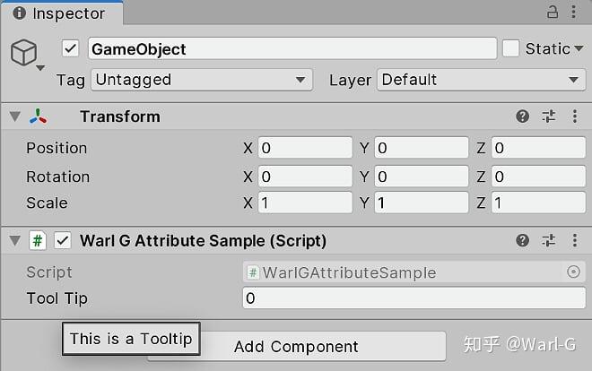 Unity手册—Attribute汇总说明 - 知乎