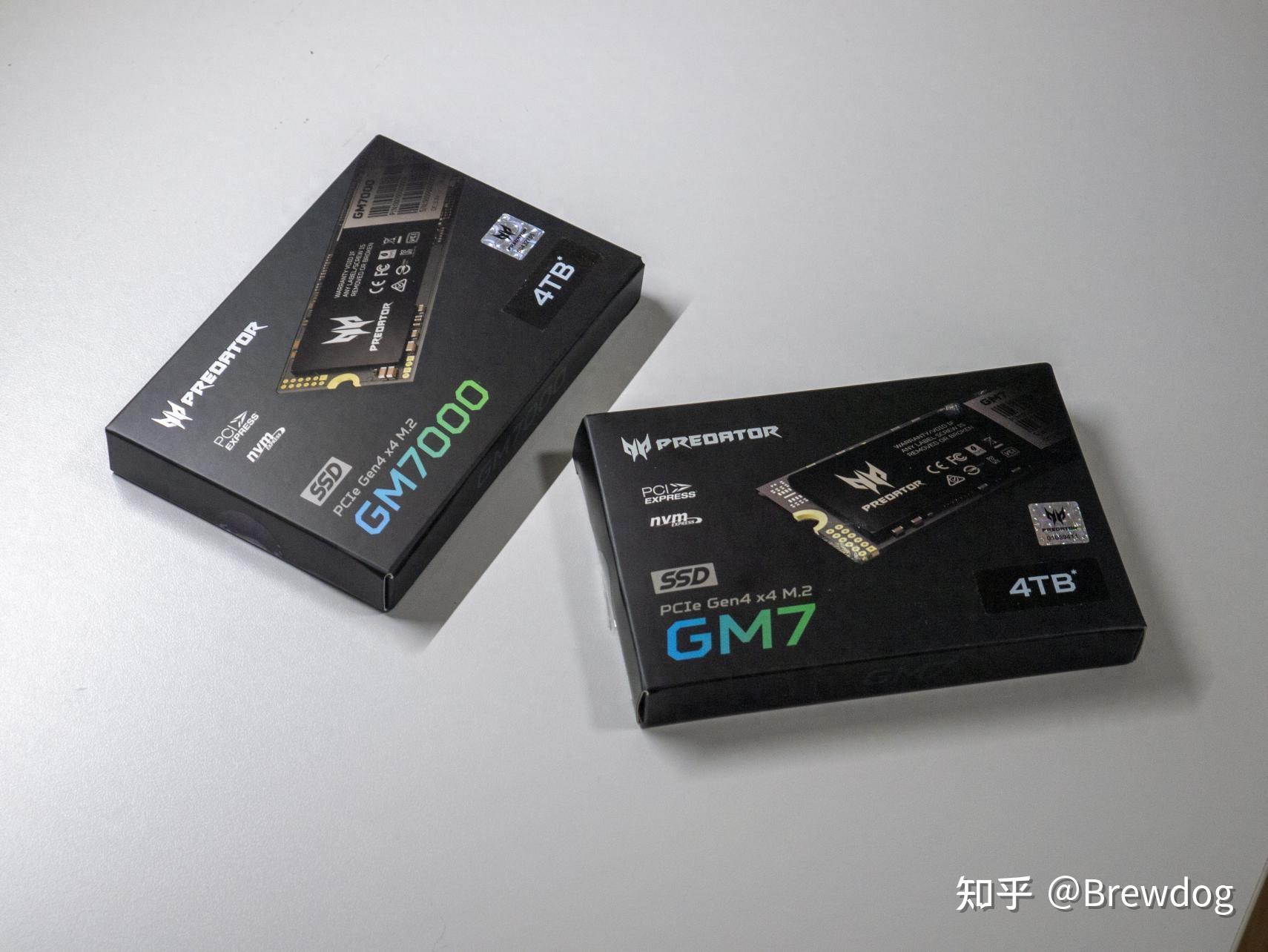 宏碁掠夺者GM7/GM7000固态硬盘对比测评，有无缓存差距有多大？