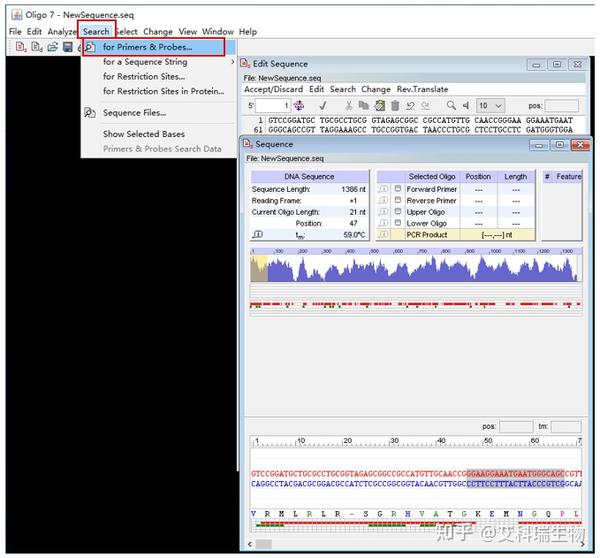 Oligo 7与Primer Premier 5强强联手，引物手到擒来 - 知乎