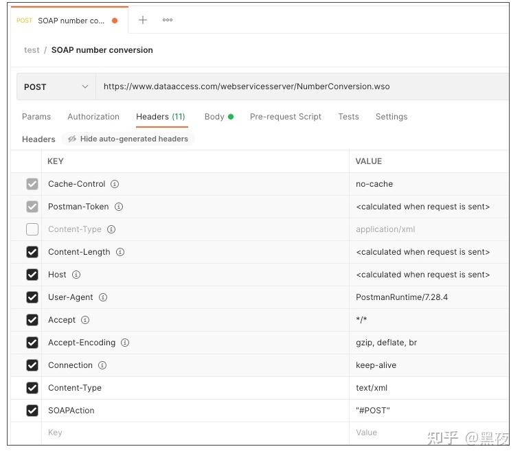 【postman】SOAP -API请求例子解析 - 知乎