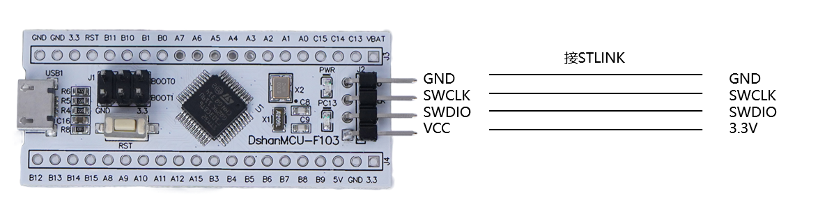 最小系统板STM32F103C8T6烧录程序 - 知乎