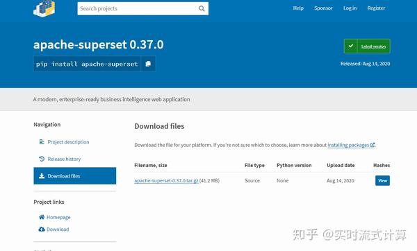 离线安装superset 0 37 知乎