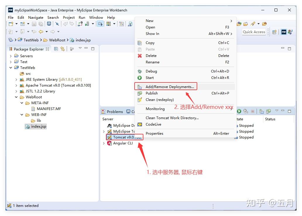 Java Web开发, myeclipse配置本地的tomcat、部署项目、启动项目、超详细小白保姆级教程 - 知乎
