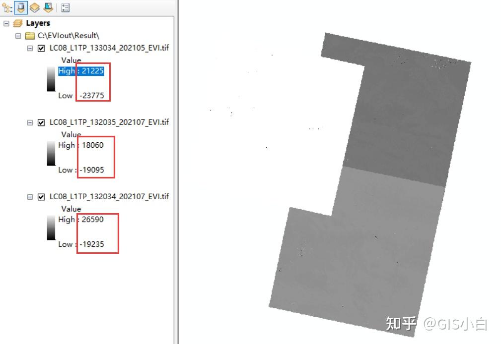 【ArcGIS教程】（140）ArcPython（21）——EVI增强植被指数批量估算 - 知乎