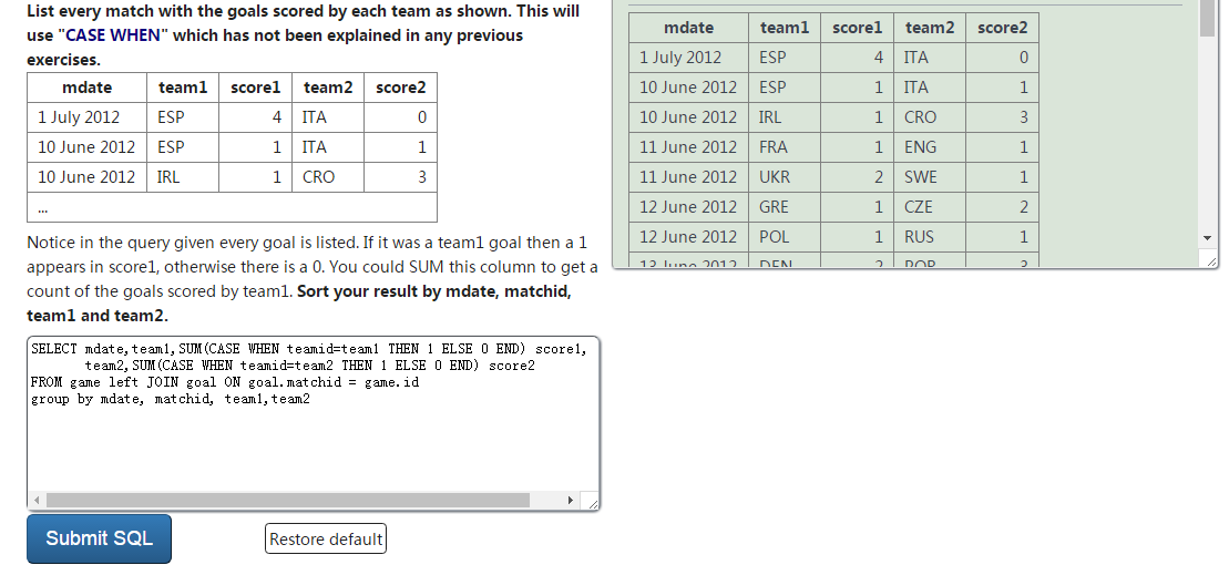 SQL ZOO 难点答案及解析 - 知乎