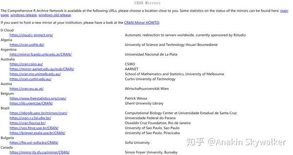 如何安装R与Rstudio - 知乎