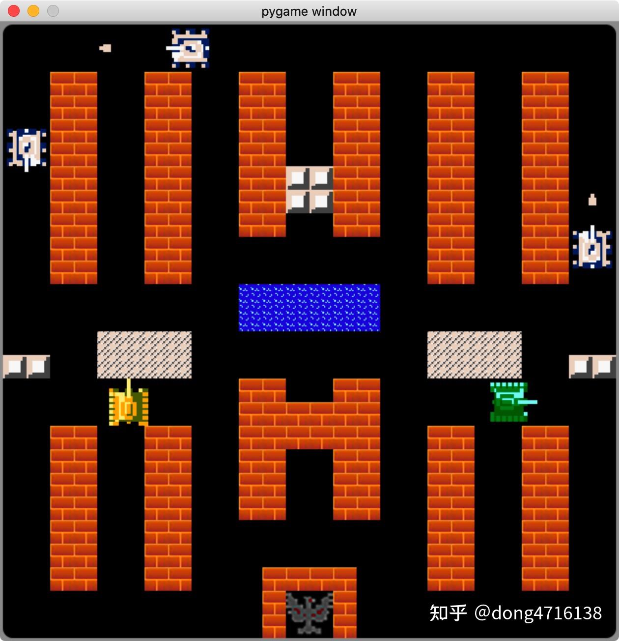 Python3+pygame实现的90坦克大战 代码完整 有演示效果 - 知乎