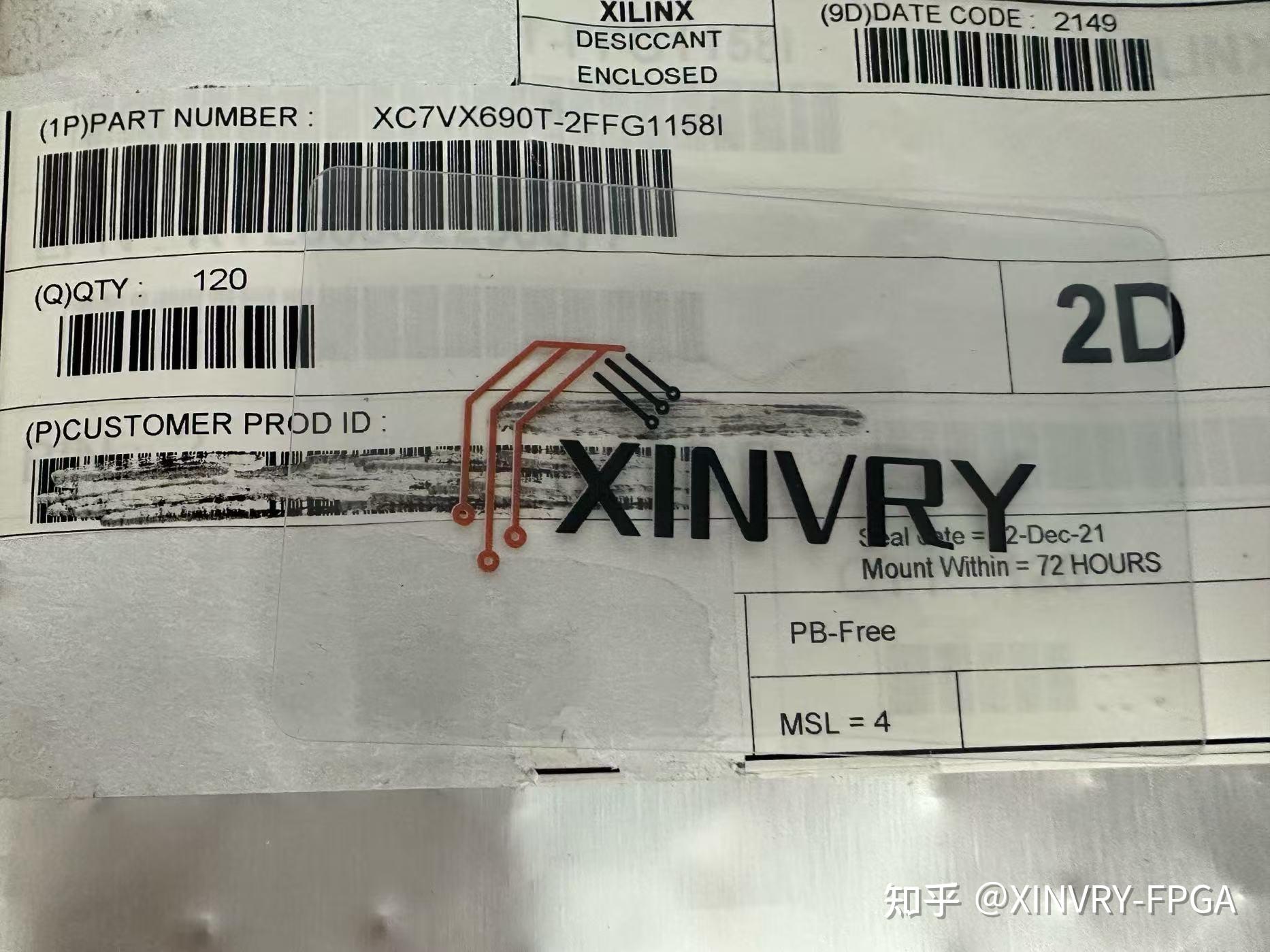 XC7VX690T-2FFG1158I 赛灵思 Xilinx FPGA Virtex-7 7V - 知乎