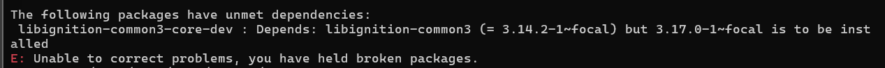 解决:The following packages have unmet dependencies - 知乎