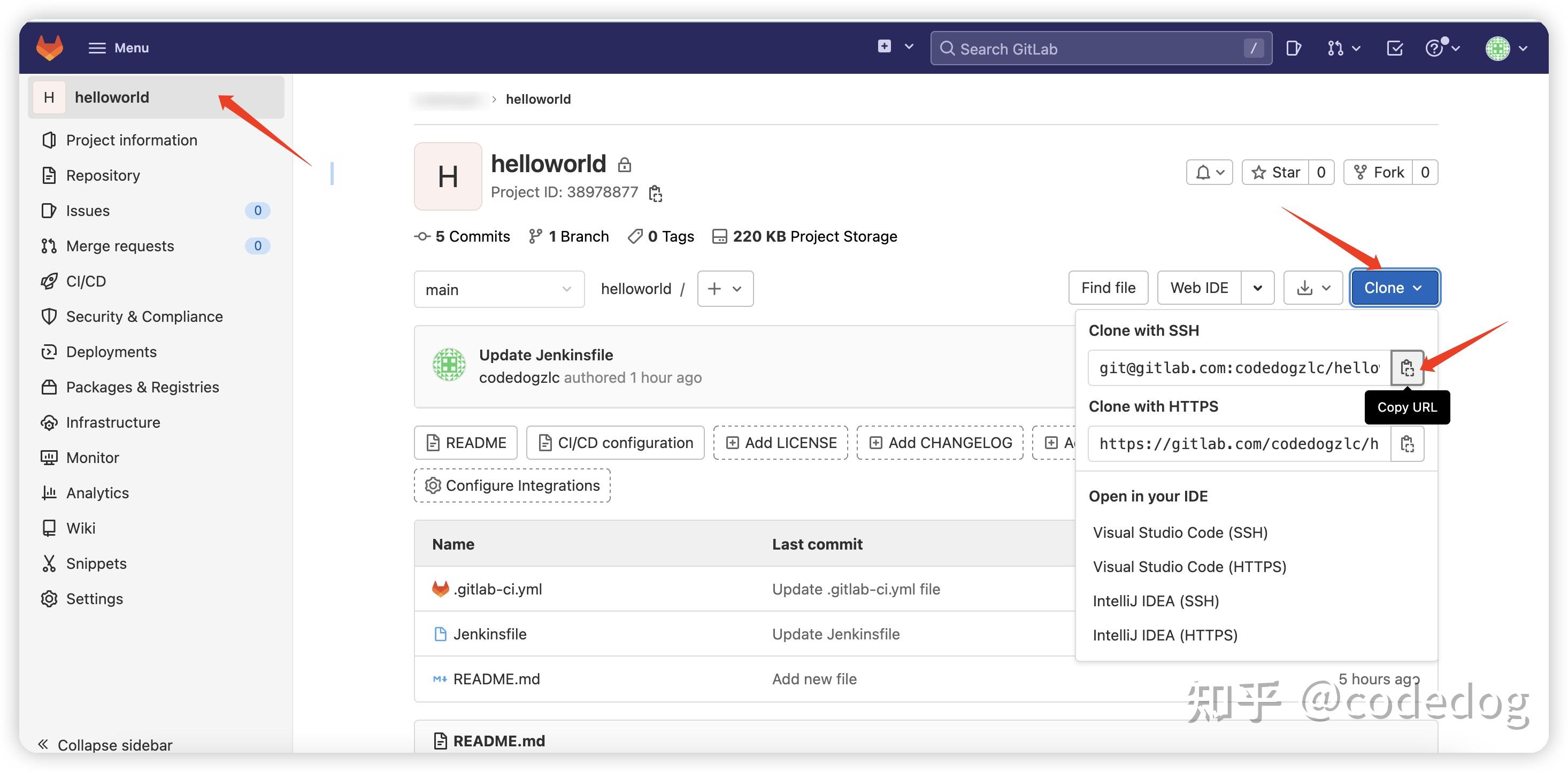 Jenkins连接gitlab 知乎 