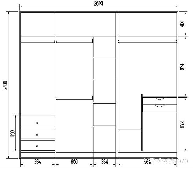 定制衣柜怎么做？这些尺寸你都要清楚 - 知乎