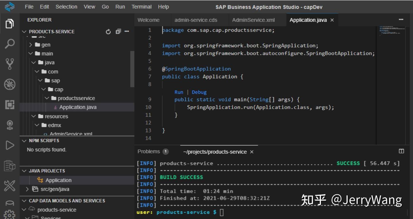 使用 SAP Business Application Studio 搭建 CAP Java 开发环境 - 知乎
