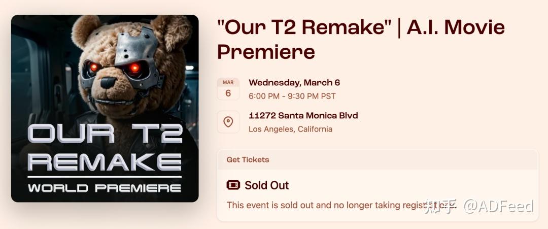 全球第一部AI长片 “Our T2 Remake” 首映！ - 知乎