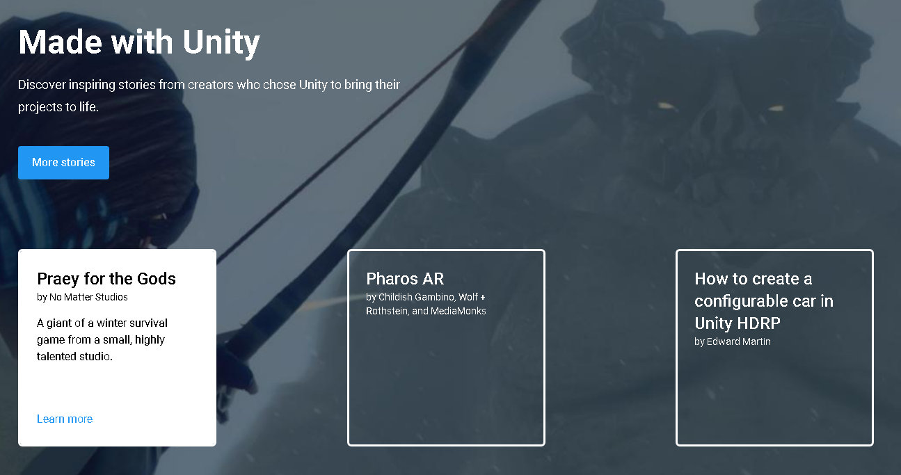 酷站推荐 - unity.com - Unity Real-Time Development - 知乎