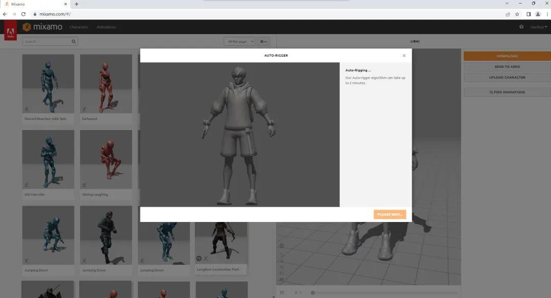 C4D利用MIXAMO快速创建角色动画 - 知乎