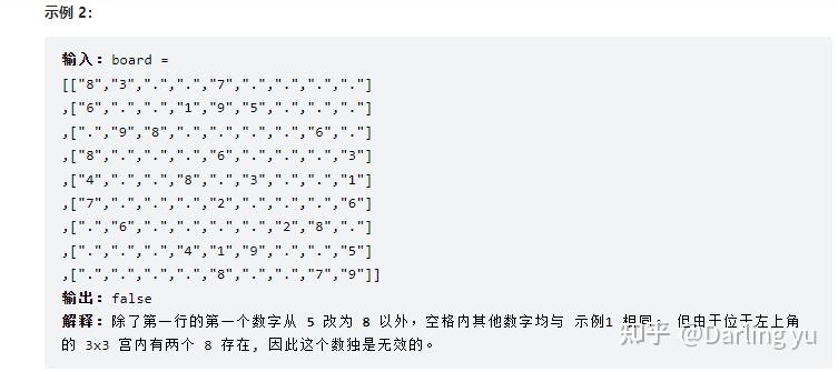 Lc初级算法——有效的数独 知乎 