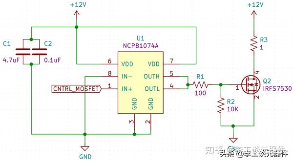 mos管驱动电路图讲解，图文+案例讲解，几分钟搞定mos管驱动电路 - 知乎