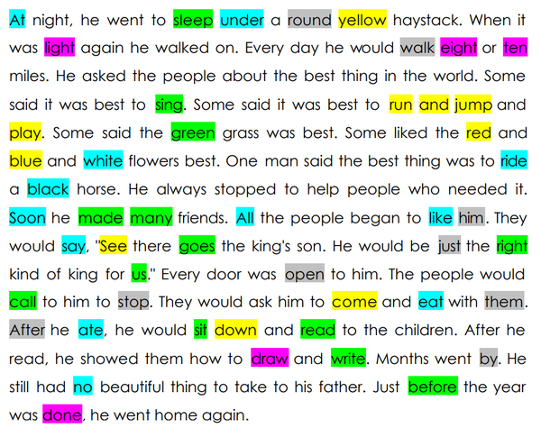 【免费分享】一个故事搞定220个常见sight words（附教材+练习册+课件+墙贴等） - 知乎