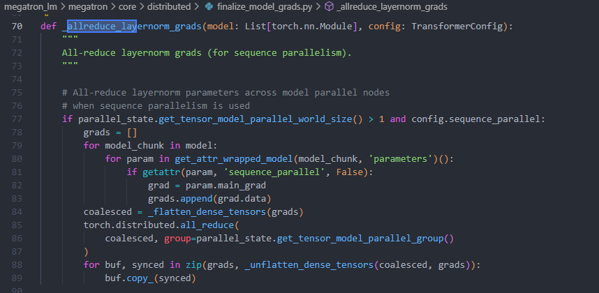 Megatron-LM中的Sequence Parallelism实现 - 知乎