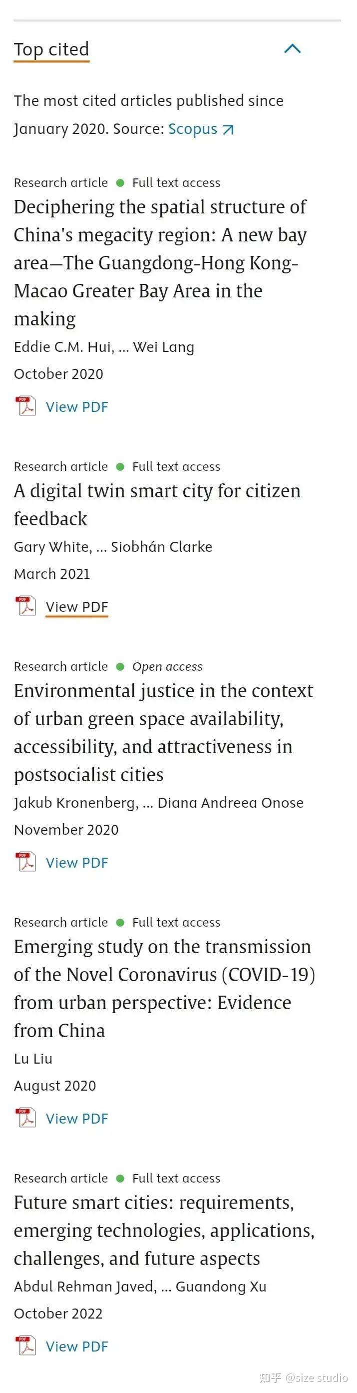 顶刊科普｜Cities：最好发的SSCI期刊 - 知乎