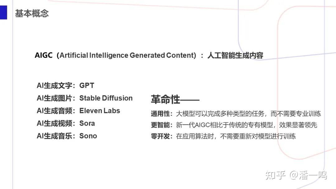 AIGC算法原理和应用PPT分享 - 知乎