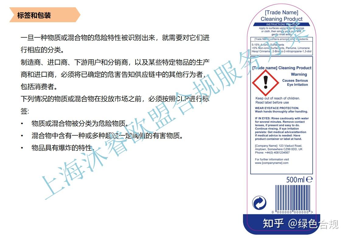 最新欧盟CLP法规修订进展 - 知乎