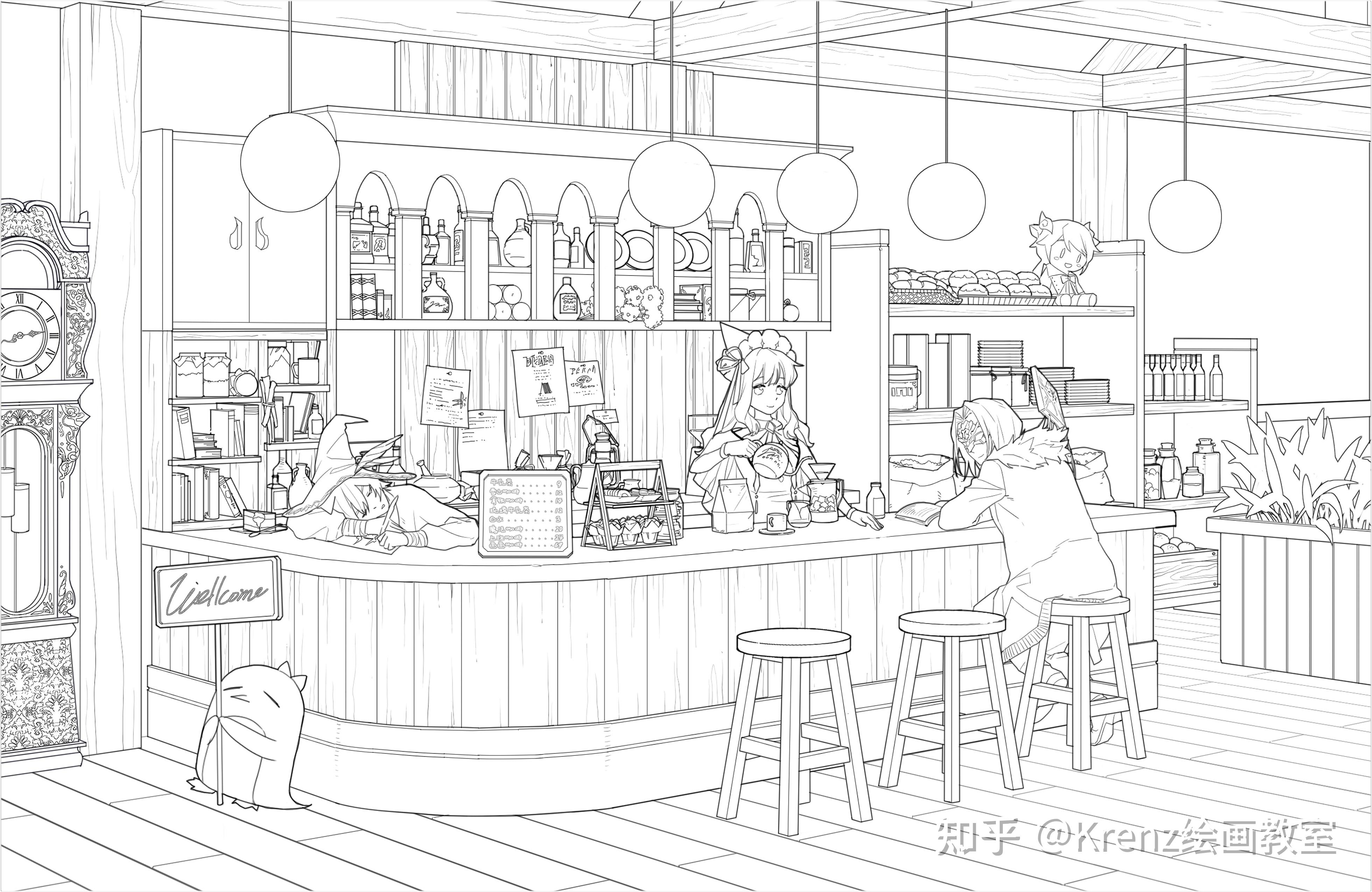 Krenz绘画教室【优秀作业心得】基础透视与结构-0121 - 知乎