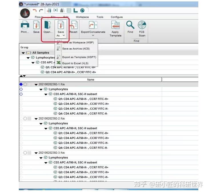【干货】FlowJo 10.7.2数据处理基本操作|研小匠的实验记录 - 知乎