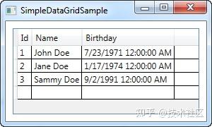 WPF 入门教程DataGrid基本功能 - 知乎