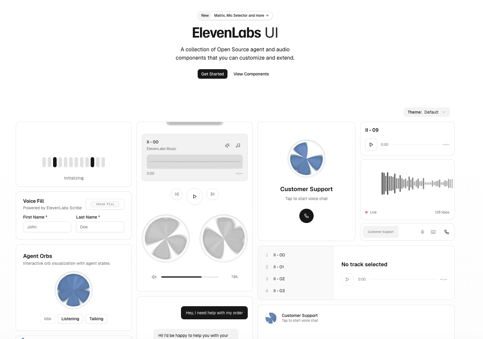 AI ElevenLabs ElevenLabs UI ai-elevenlabs-elevenlabs-ui