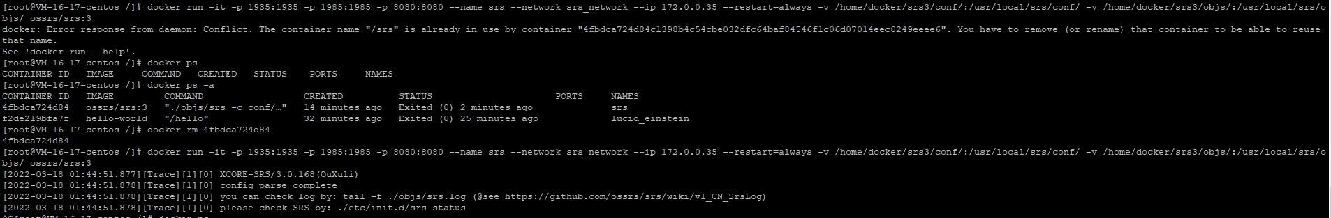 9步实现 Docker部署 SRS rtmp/flv流媒体服务器 - 知乎