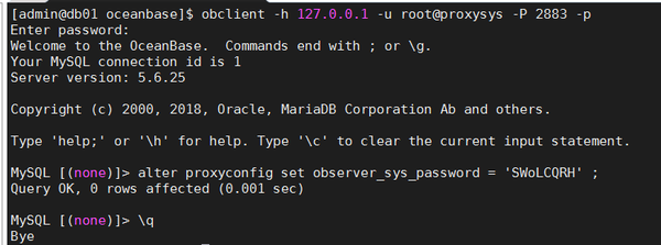 如何手动部署 OceanBase 集群(单节点) - 知乎