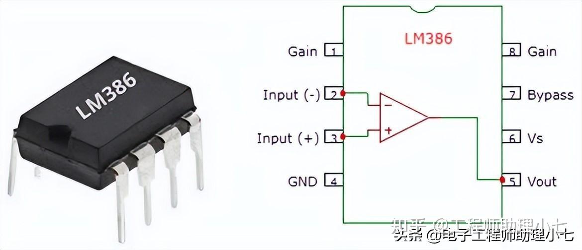 什么是LM386芯片？LM386引脚图及功能讲解，几分钟，带你搞定LM386 - 知乎