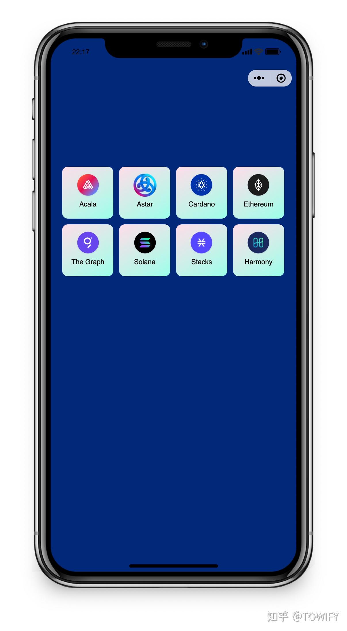 使用Towify制作小程序时，如何制作金刚区样式？ - 知乎