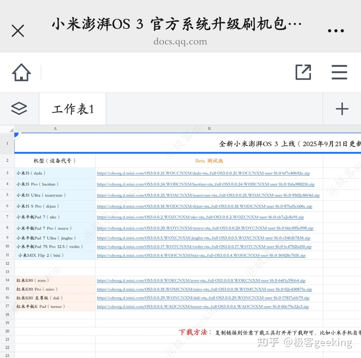 小米正式公布！这些手机将彻底无缘澎湃OS 3 系统，包括11和K50等 - 知乎