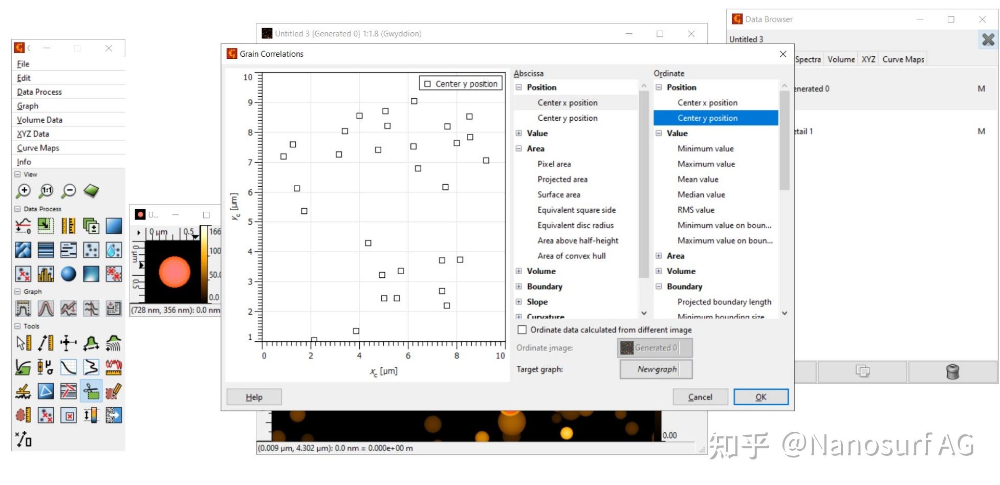 FridayAFM - Gwyddion 颗粒分析 - 知乎