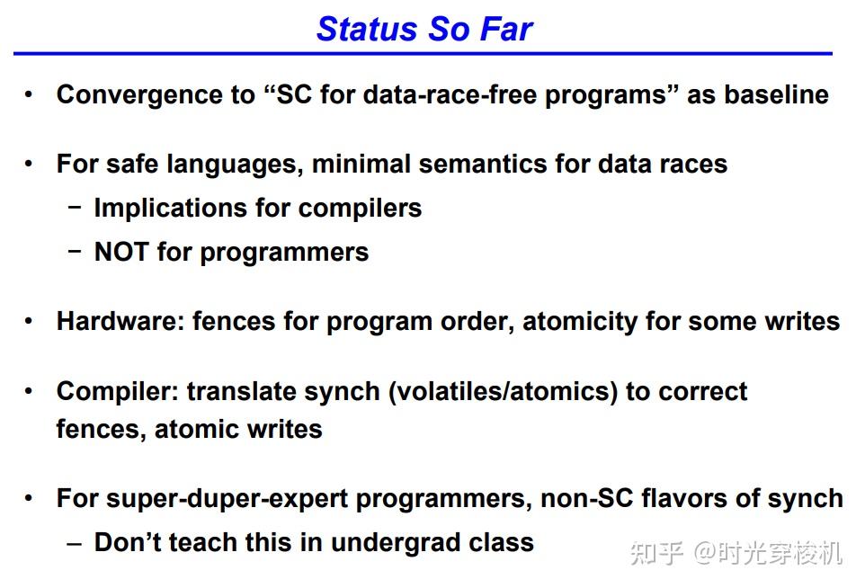 Memory Consistency Models（内存一致性模型） - 知乎