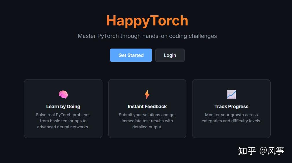 手写 Transformer、LoRA、RoPE？我做了一个 PyTorch 练习平台（HappyTorch） - 知乎