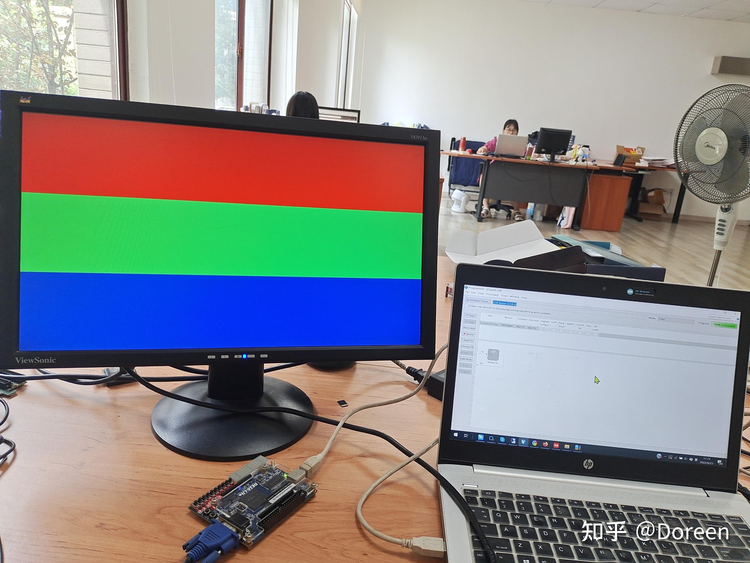 在友晶科技FPGA开发板 DE0-CV、DE10-Lite 上实现VGA彩条显示设计 - 知乎