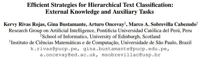 高效的层次文本分类策略：外部知识与辅助任务 - 知乎