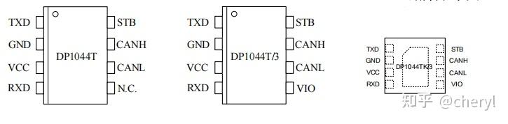 DP1044 CAN FD 待机模式总线收发器替代TJA1044 - 知乎