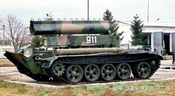 编号07：T-54坦克：衍生车型（架桥坦克、扫雷车、铲雪车、抢修拖曳车、两栖坦克、喷火坦克）及其他试验型号 - 知乎